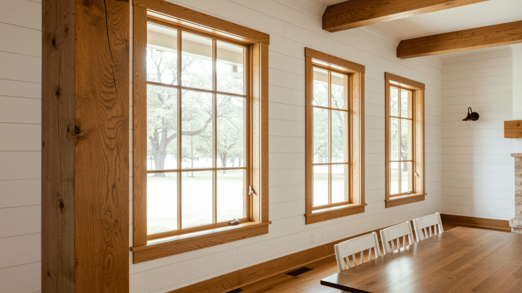 23 Farmhouse Window Trim Ideas for Every Home - A Diamond in the Stuff